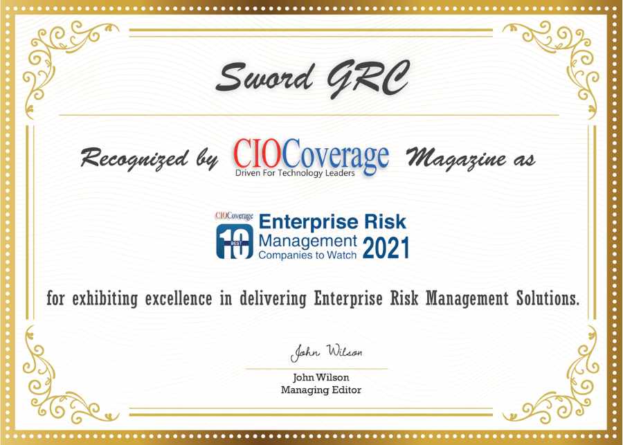 Sword GRC- There’s a better way to manage risk – CIOCoverage- Driven ...