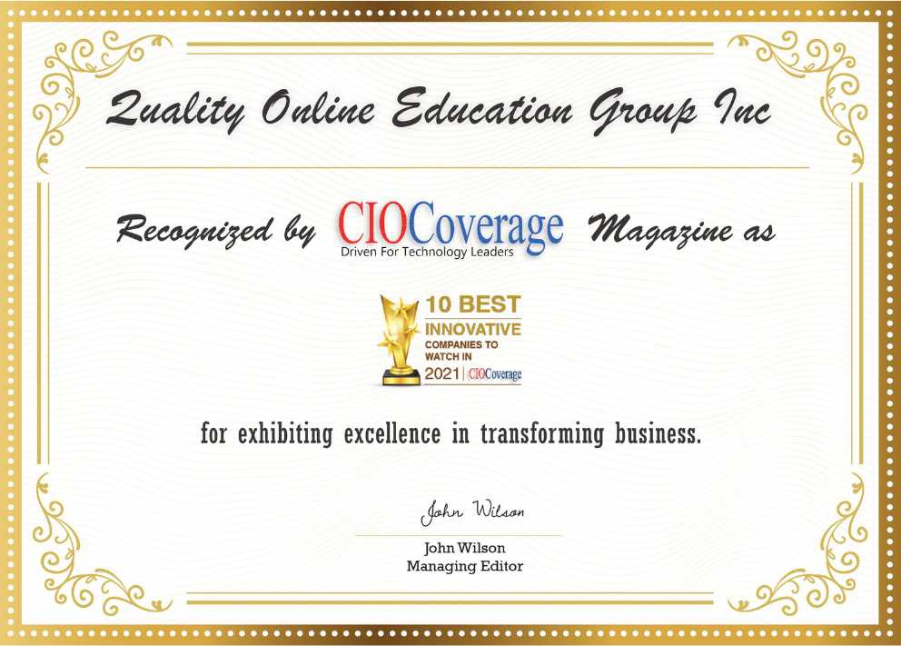 Quality Online Education Group- We provide the best online education in ...