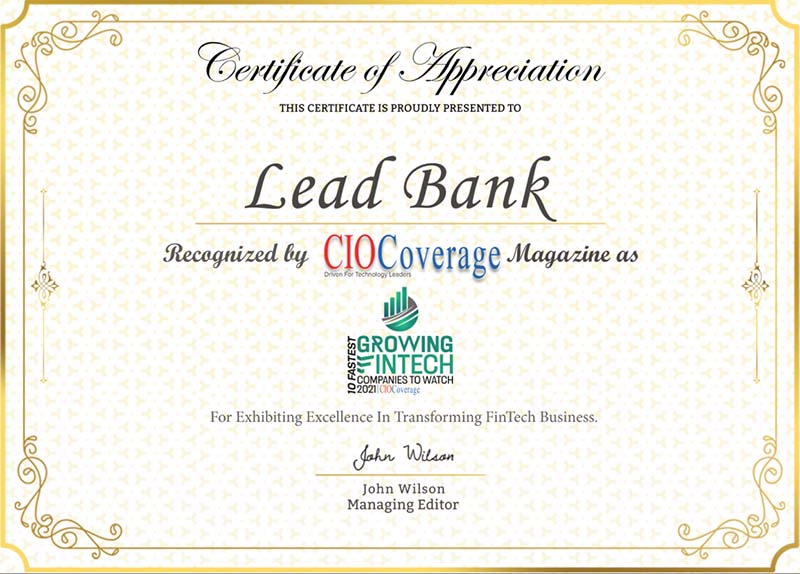 Lead Bank – Banking is about more than transactions – it’s personal ...