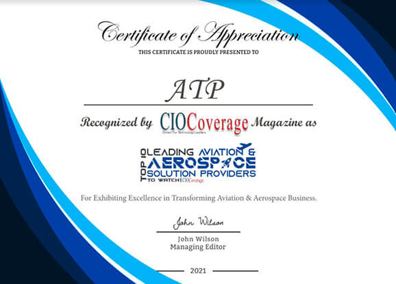 ATP – Making aviation safer and more reliable – CIOCoverage- Driven for ...