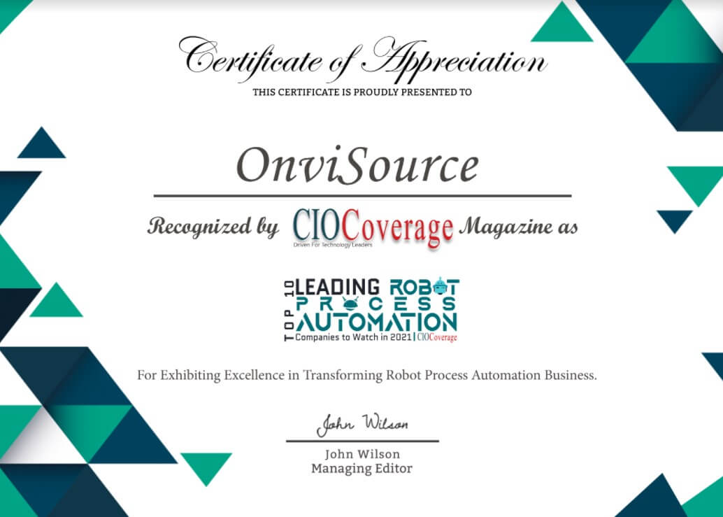 OnviSource – Intelligent Automation Everywhere in your Enterprise ...