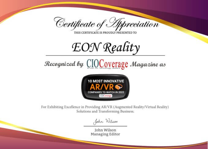EON Reality – Augmented and Virtual Reality Solutions – CIOCoverage ...