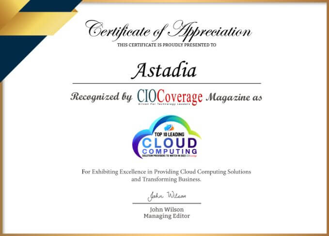 Astadia – The Mainframe to Cloud Experts – CIOCoverage- Driven for Technology Leaders