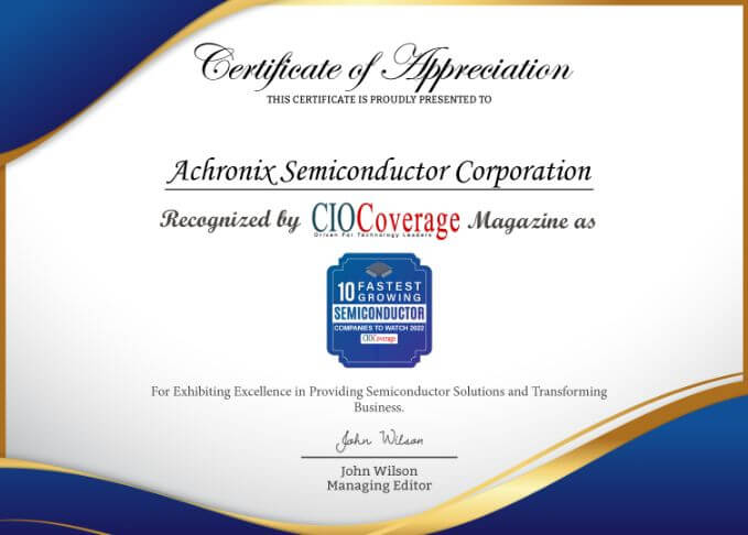 Achronix – Fabless semiconductor corporation – CIOCoverage- Driven for ...