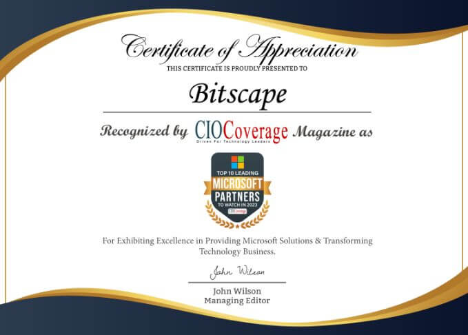 Bitscape – Microsoft Consulting, SharePoint, Microsoft 365, Azure Services & Solutions ...