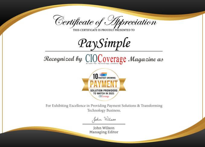 PaySimple – Payments for the Service Economy – CIOCoverage- Driven for ...