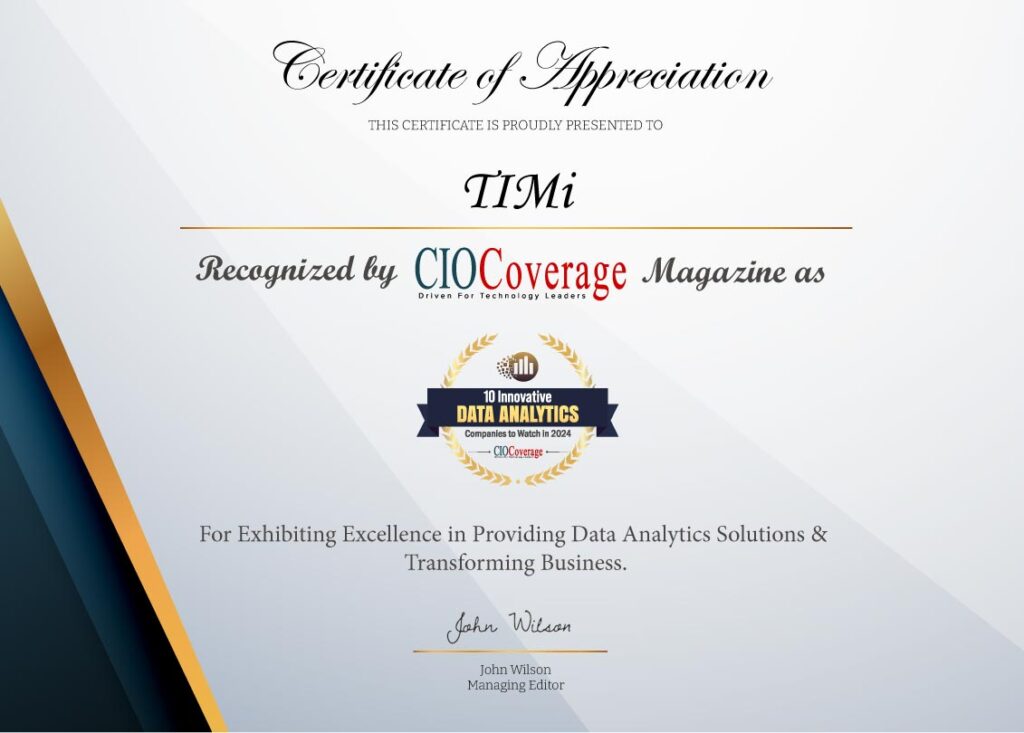TIMi- Creativity Through Efficiency – CIOCoverage- Driven for ...