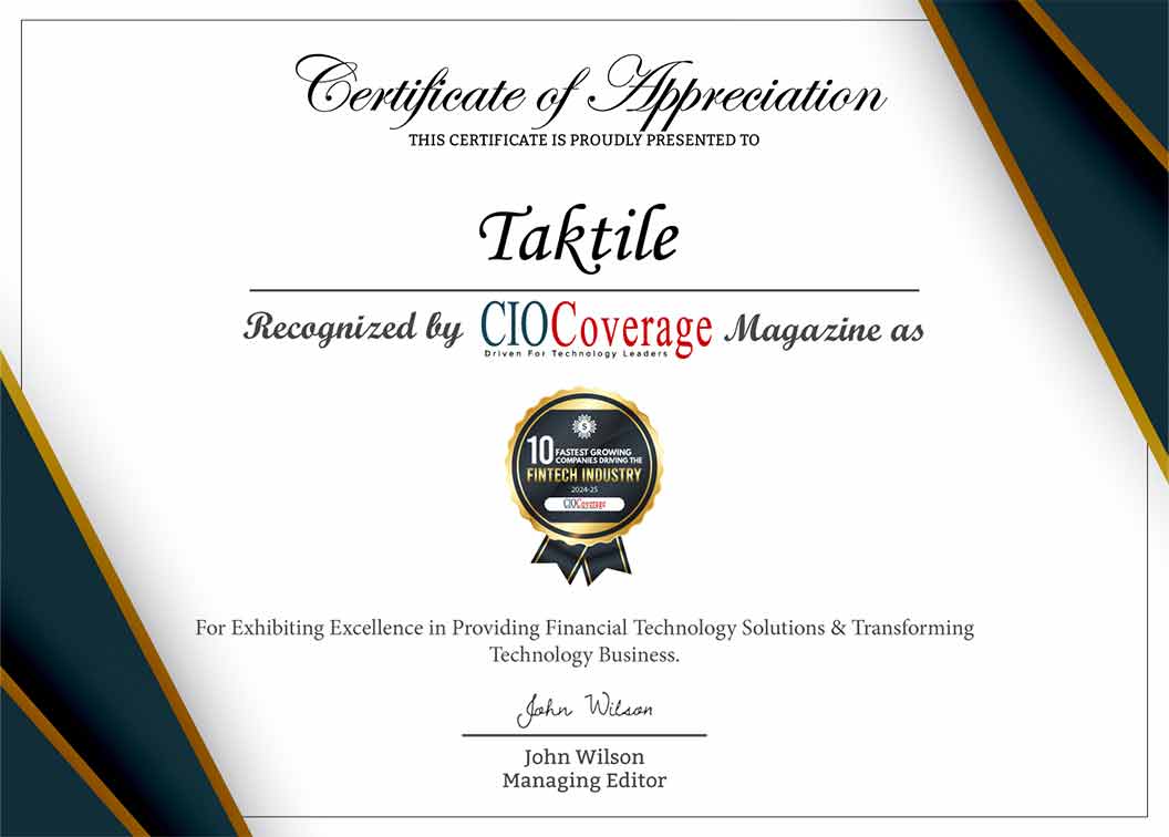 Taktile – A Powerful Decision Engine – CIOCoverage- Driven for ...