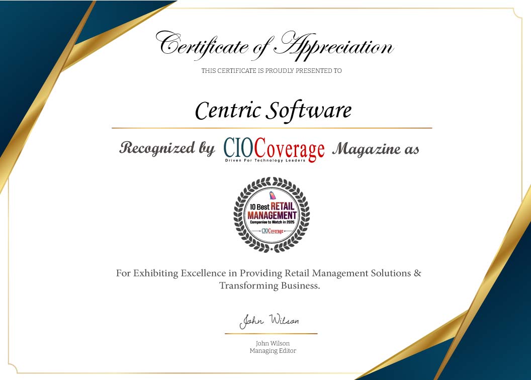 Centric Software – Award-Winning PLM, Planning and Pricing Solutions – CIOCoverage- Driven for ...