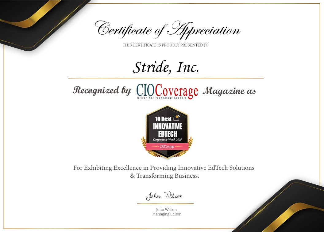 Stride, Inc.- Lifelong Learning Solutions & Programs – CIOCoverage- Driven for Technology Leaders